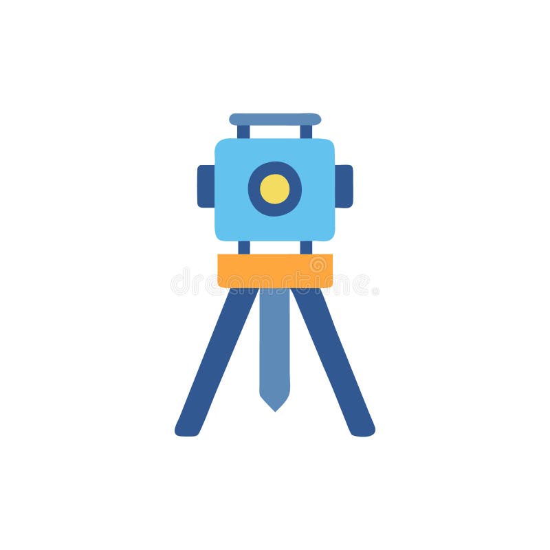 Surveying Tool Icon for Construction Projects Stock Illustration ...