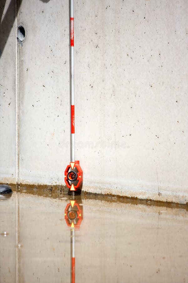 Surveying Tools - Offset Rod Mounted on a Tripod Stock Photo - Image of ...