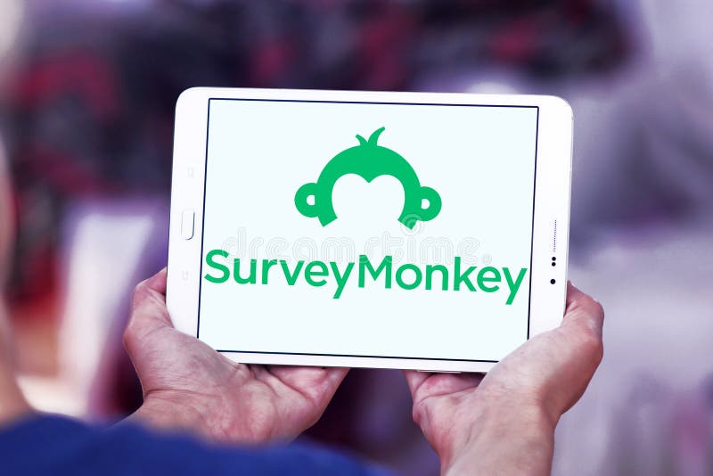 SurveyMonkey logo editorial stock image. Image of computer - 106093284