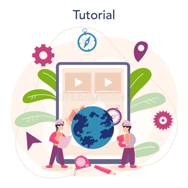 Surveyor Online Service or Platform. Geodesy Science , Land Stock ...