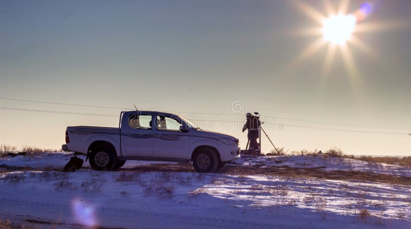 Surveyor. stock photo. Image of working, southern, south - 84264502