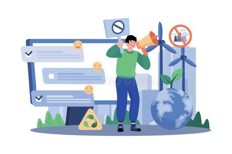 Surveys Gauge Public Opinion on Social Issues Stock Vector ...