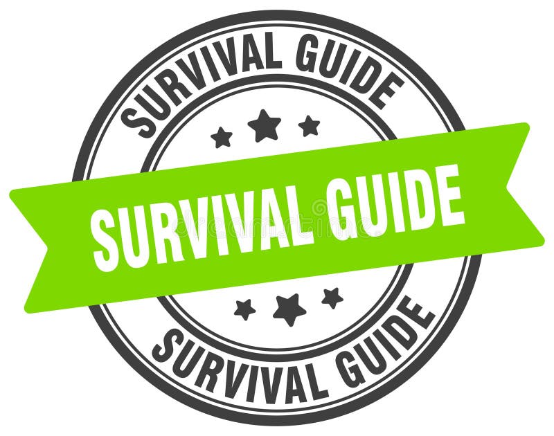 Survival Kit Round Ribbon Isolated Label. Survival Kit Sign Stock ...