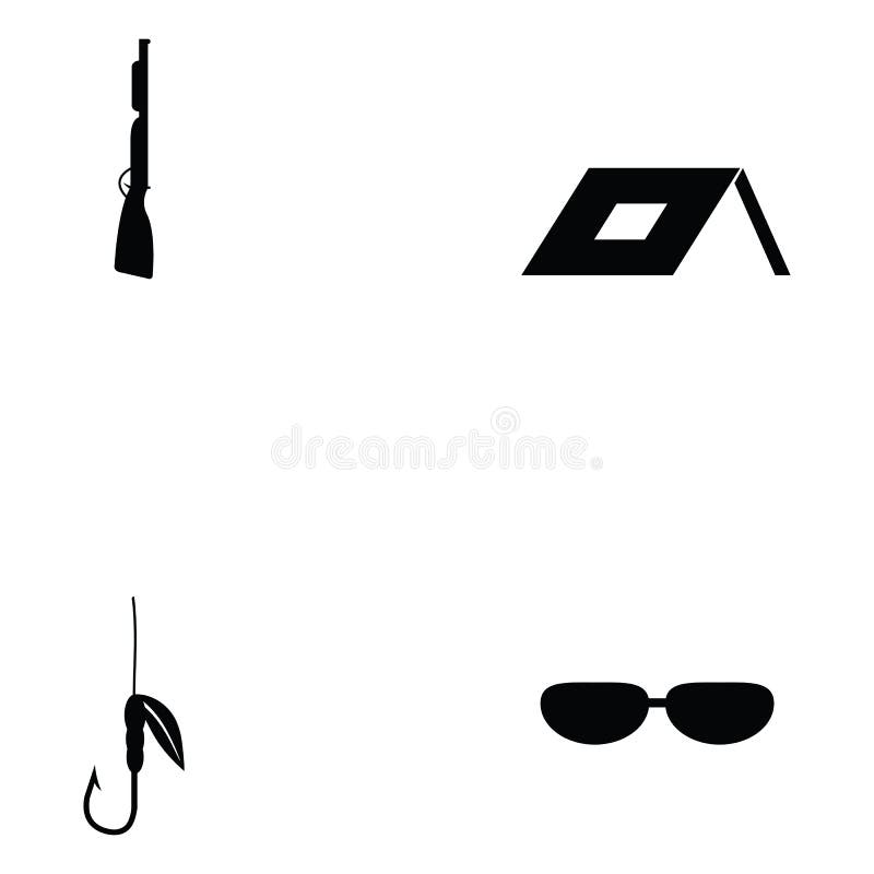 Survival kit icon set stock vector. Illustration of emergency - 120572521