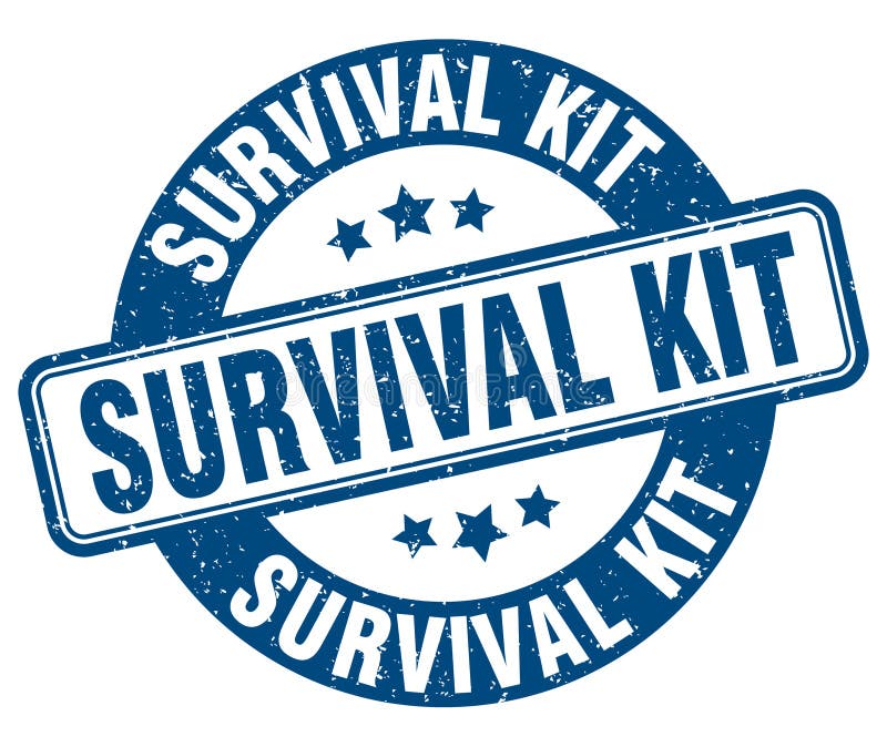 Survival Kit Stamp. Survival Kit Label. Round Grunge Sign Stock Vector ...