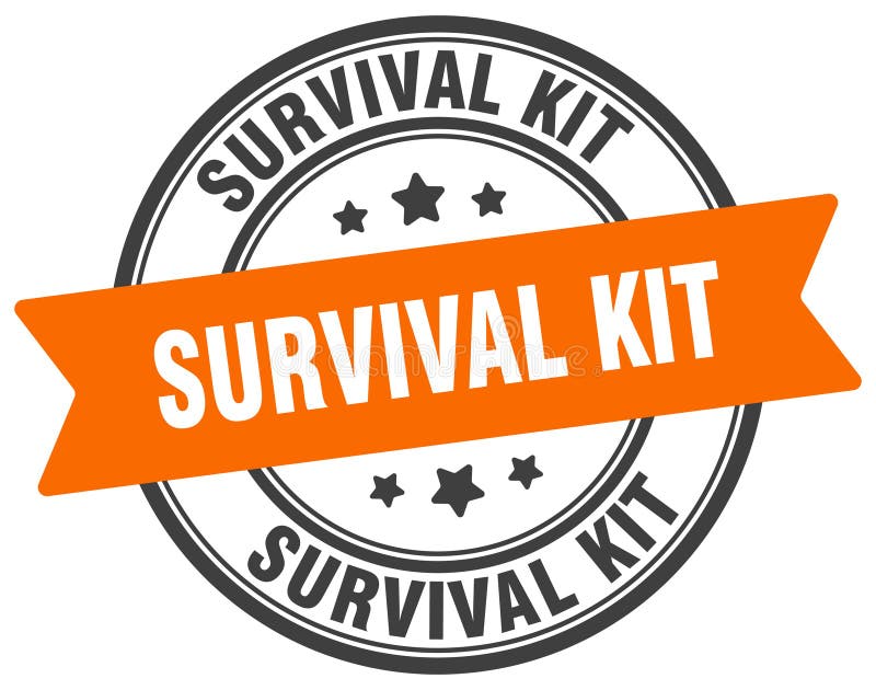 Survival Kit Stamp. Survival Kit Label. Round Grunge Sign Stock Vector ...