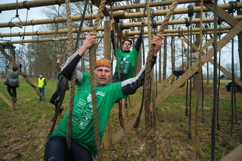 Survival Run in the Netherlands Editorial Image - Image of active ...