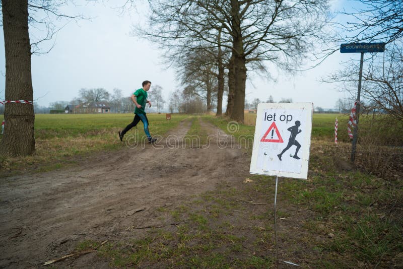 Survival Run in the Netherlands Editorial Stock Image - Image of ...