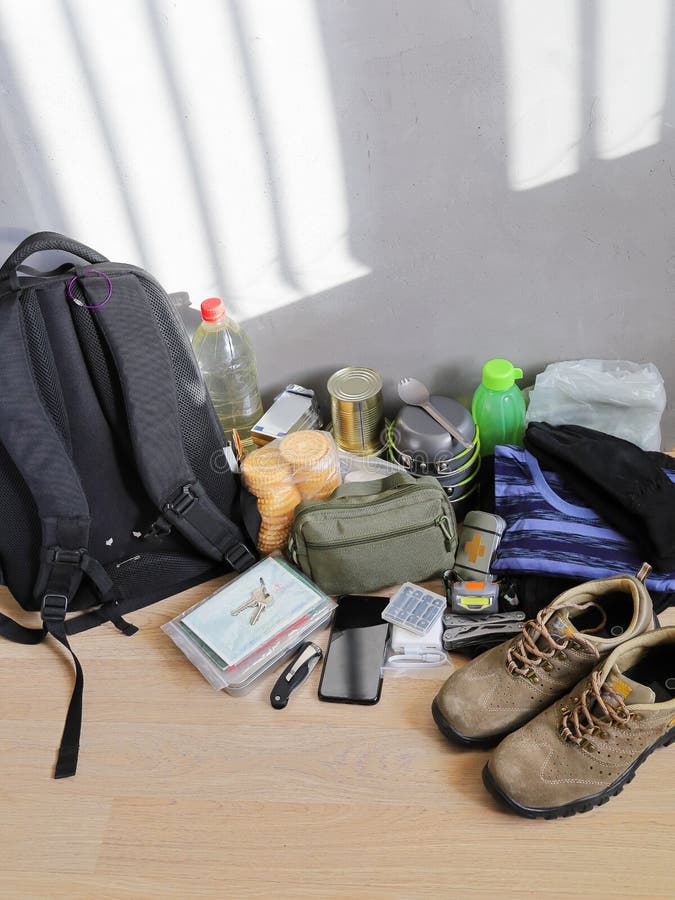 Survival Set, Backpack and Necessary Items in Emergency and Evacuation ...