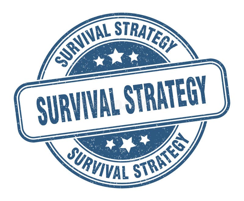 Survival Strategy Stamp. Survival Strategy Round Grunge Sign Stock ...