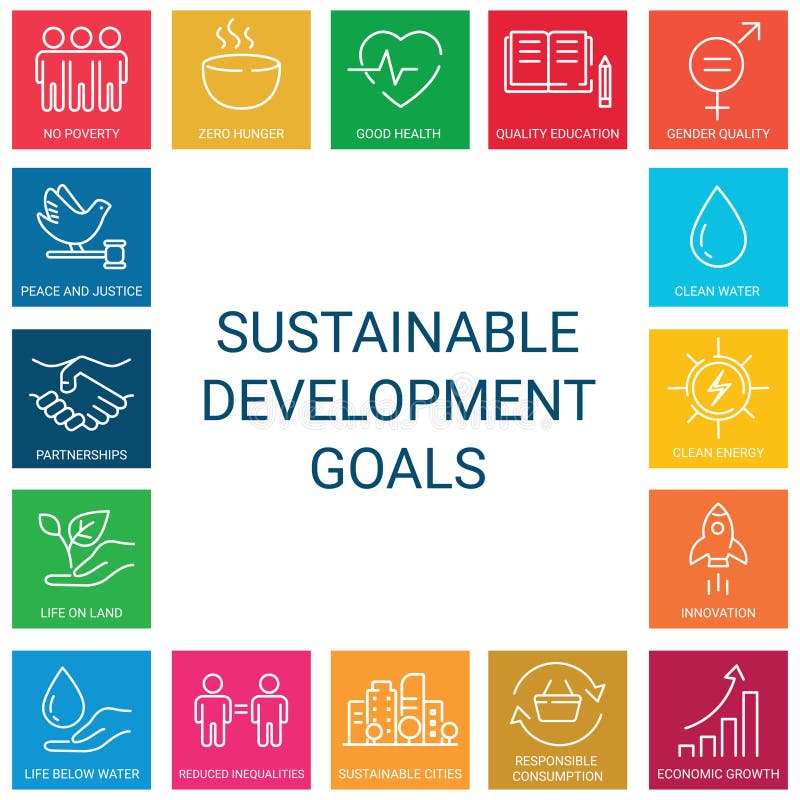 Sustainable Development Goals Stock Illustrations – 7,760 Sustainable ...