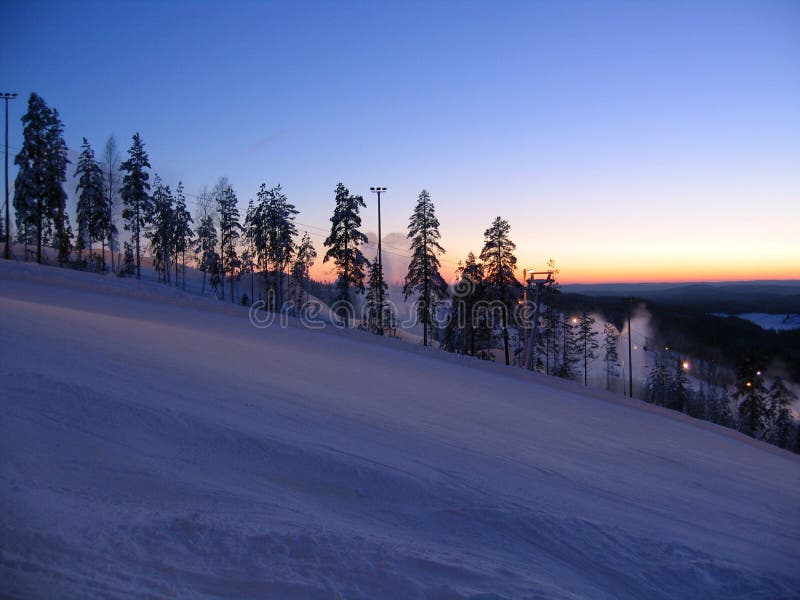 Suset in mountains stock photo. Image of late, clouds - 2800180