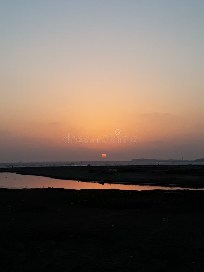 Suset view in pakistan . stock image. Image of pakistan - 236631387