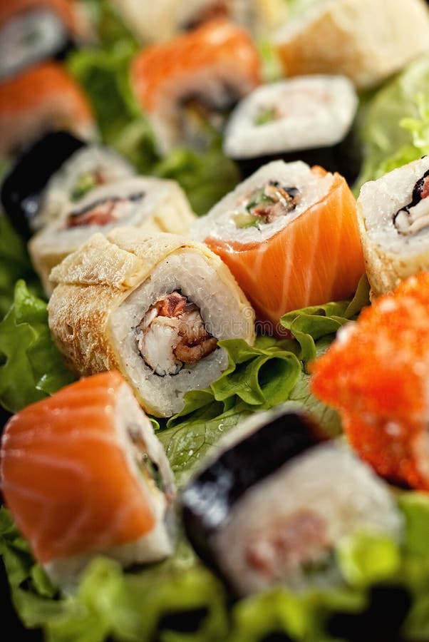 Sushi stock photo. Image of fish, sushi, food, recipe - 12935792