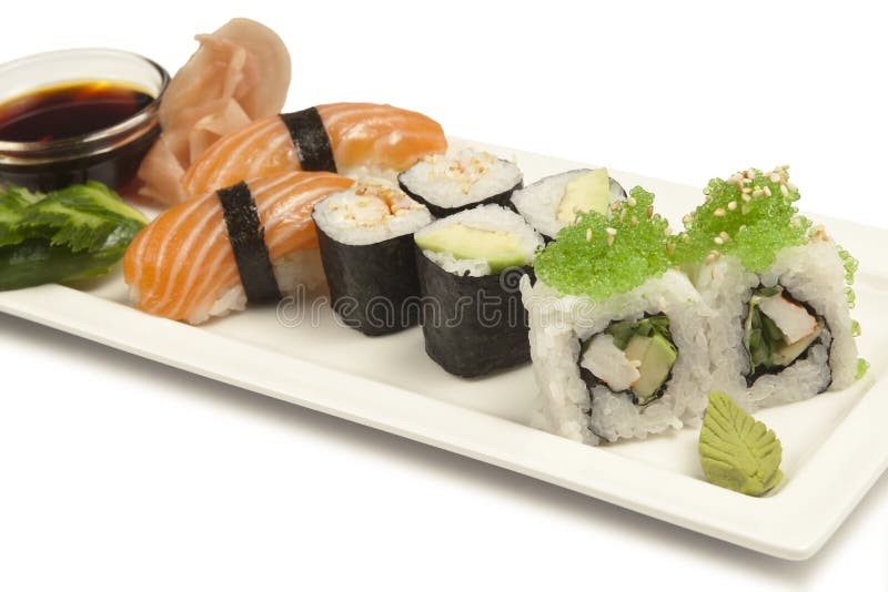Sushi assortment stock photo. Image of food, fresh, cuisine - 28843918