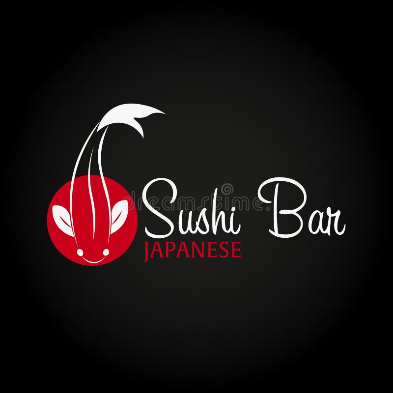 Sushi Bar Logo Template Design with Chopstick. Bar, Restaurant. Vector ...