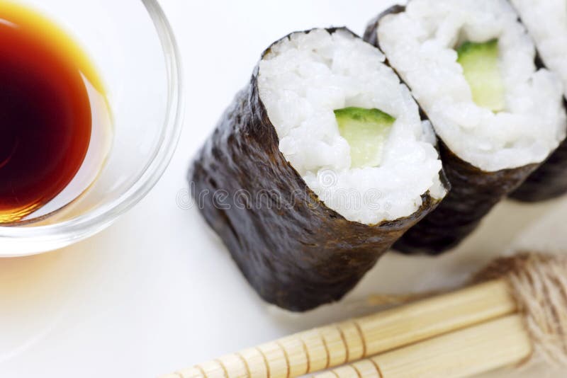 Sushi canapes stock photo. Image of asian, meal, appetiser - 2592590