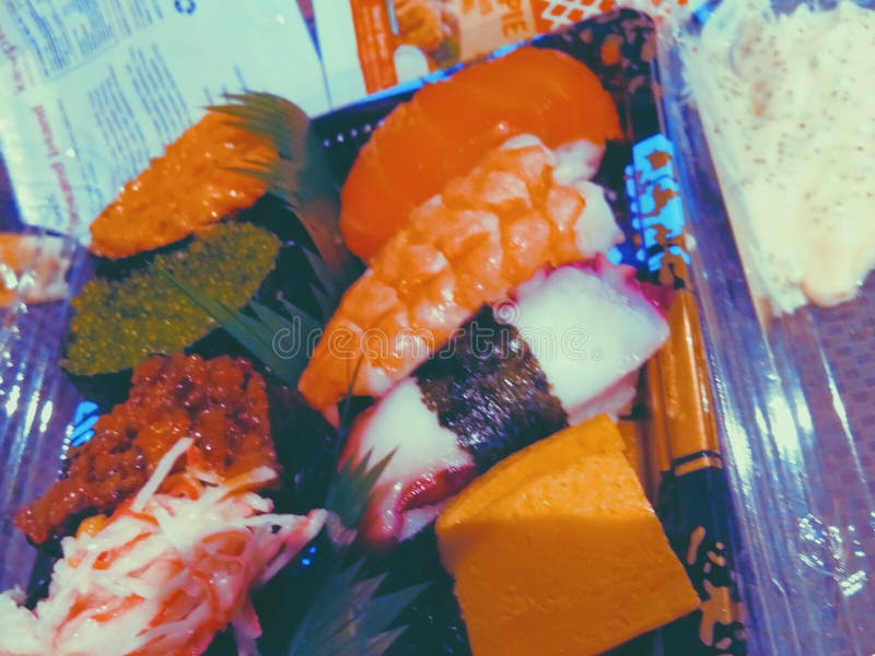 Sushi of Colour stock image. Image of hungry, sushi - 200406045