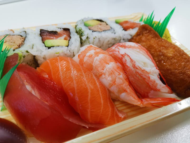 Sushi Combo Box stock photo. Image of japan, japanese - 156037078