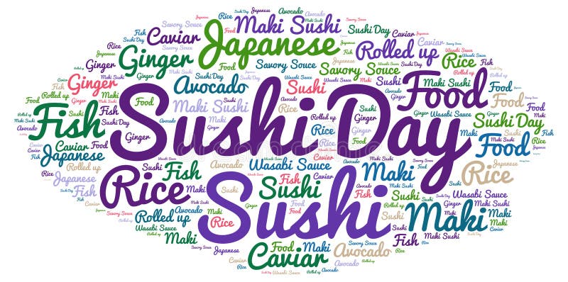 Word Sushi Stock Illustrations – 199 Word Sushi Stock Illustrations ...