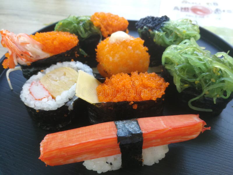 Sushi delicious stock photo. Image of food, japanese - 174502816