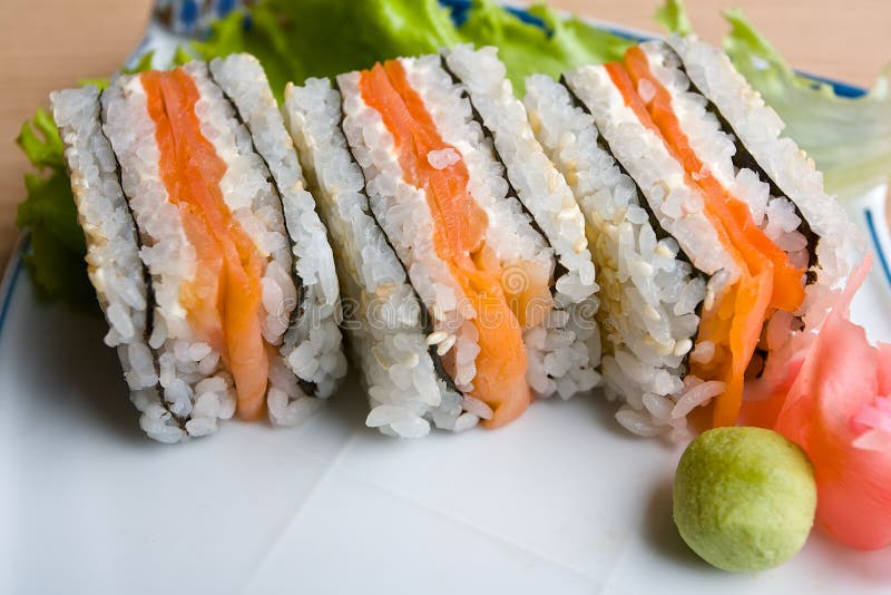 Sushi Dish stock photo. Image of ethnic, chinese, closeup - 16357516