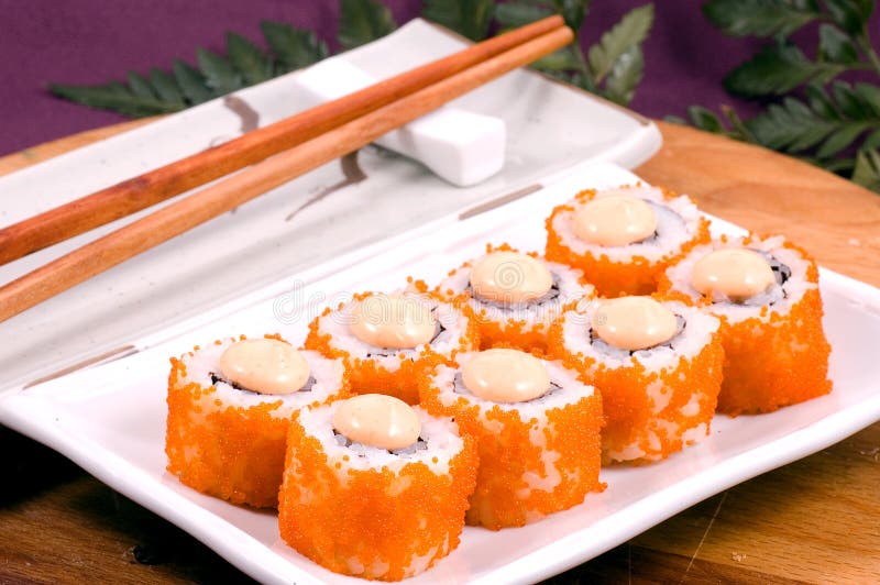 Sushi from fish stock image. Image of dine, dining, isolated - 39174777