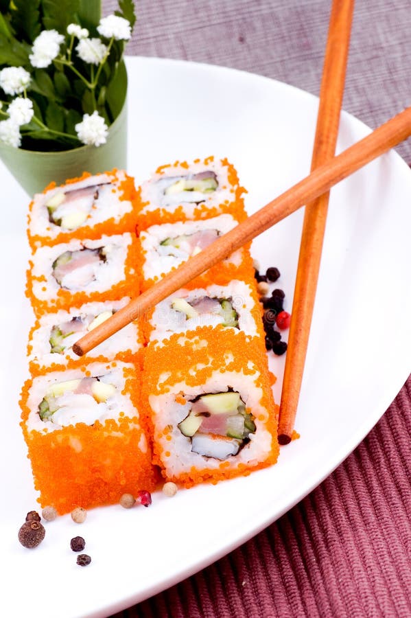 Sushi from fish stock photo. Image of fiber, dine, culinary - 39174916