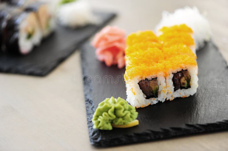 Sushi stock image. Image of orange, meal, exotic, culture - 67110531