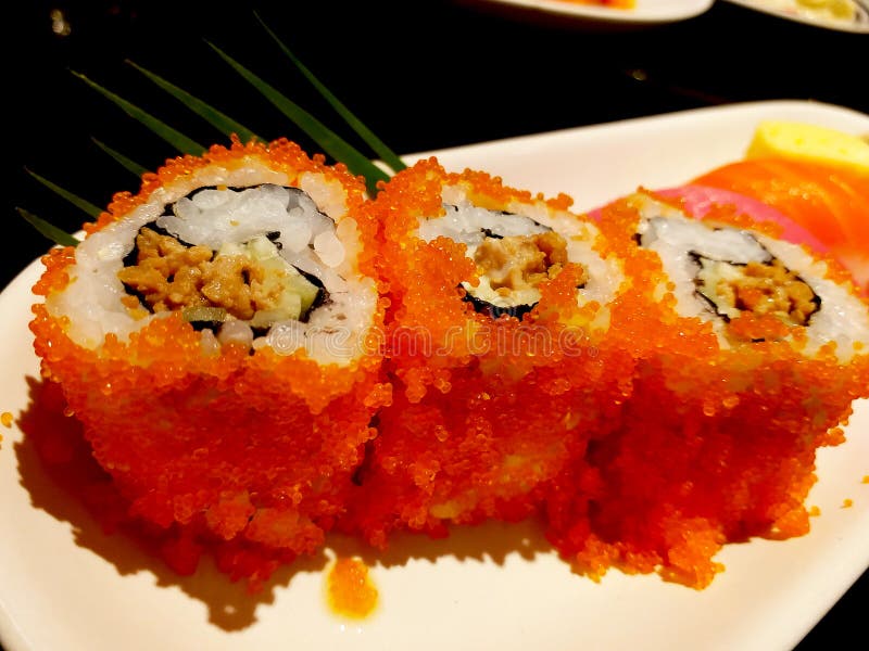 Sushi food set stock photo. Image of japaness, flavour - 95608438