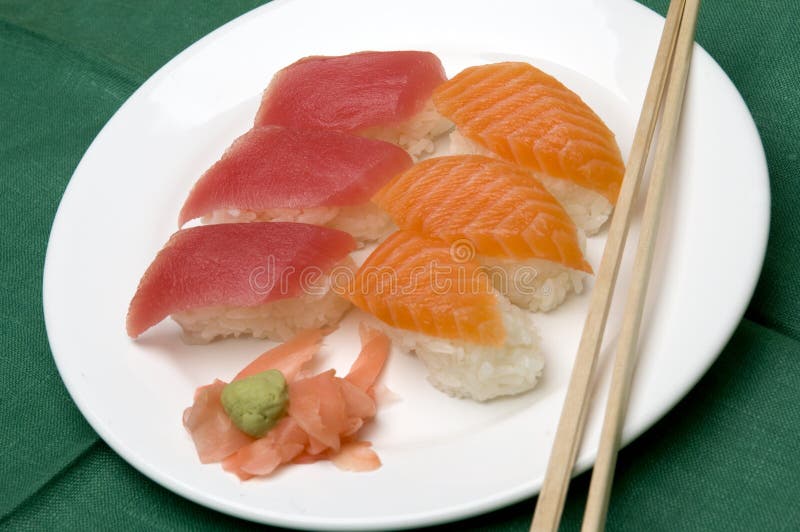 Sushi food variety stock photo. Image of snapper, salmon - 1938532