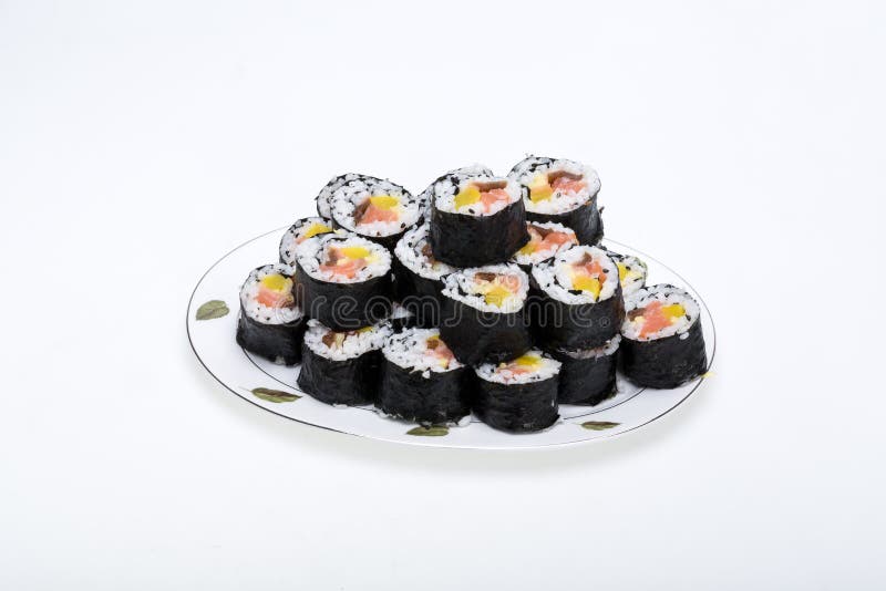 Sushi fresh maki rolls stock photo. Image of foodstuff - 50092346