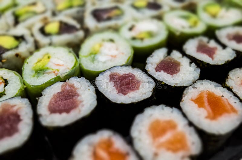 Sushi selection stock image. Image of cuisine, fresh - 327890785