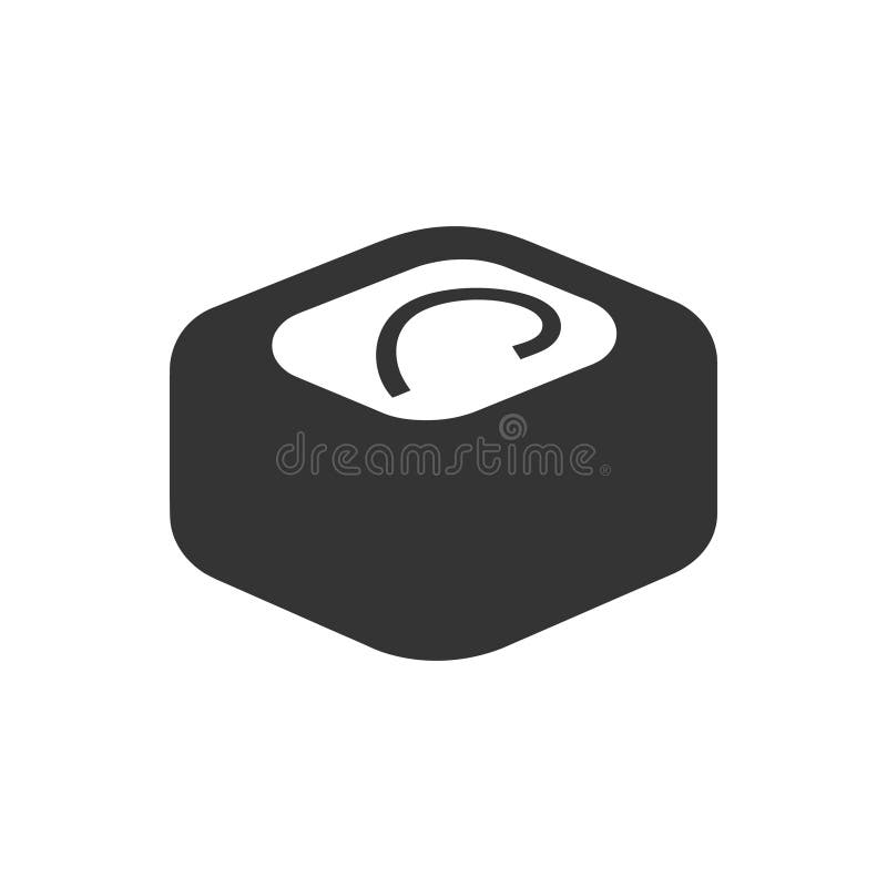 Sushi Icon stock vector. Illustration of vector, seafood - 296705774