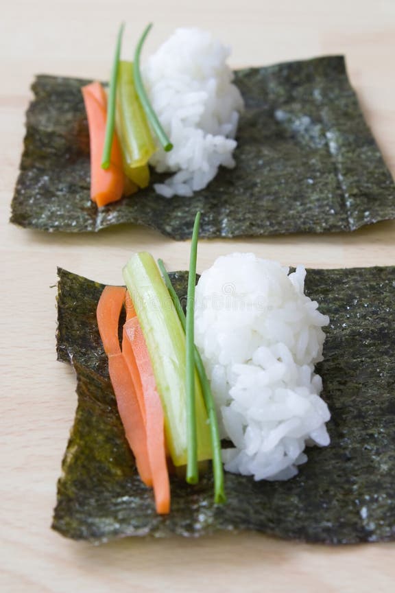 Sushi Ingredients stock image. Image of maki, japanese - 12515473