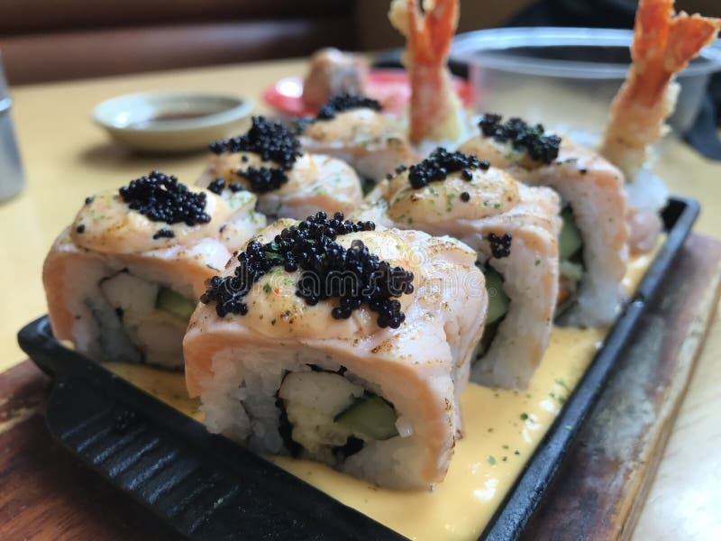 Cheesy Sushi Menu for Lunch Stock Image - Image of fresh, menu: 209504617