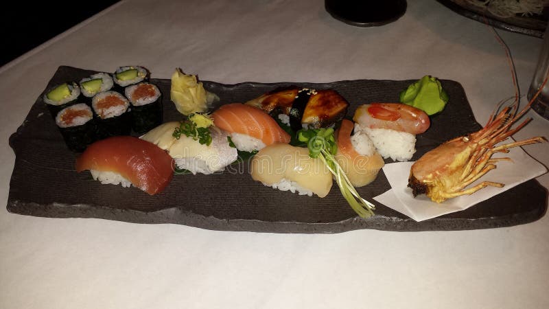 Sushi layout stock photo. Image of caviar, scallop, lots - 42819150