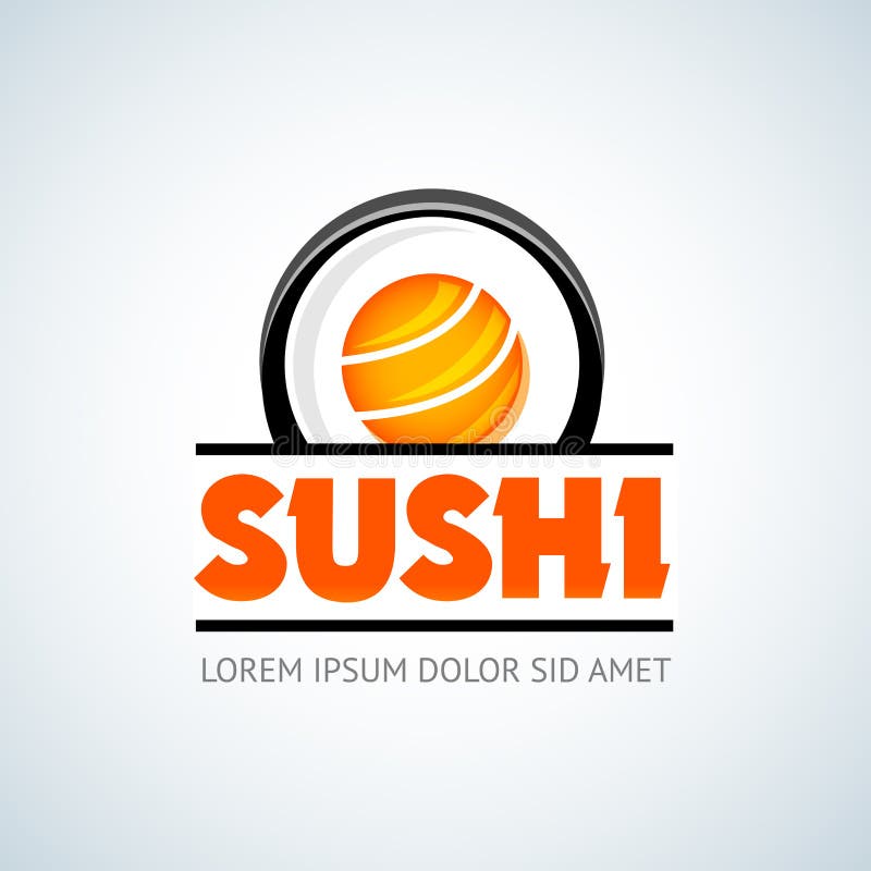 Sushi Logo Template. Vector Logotype Design Element. Sushi, Restaurant ...