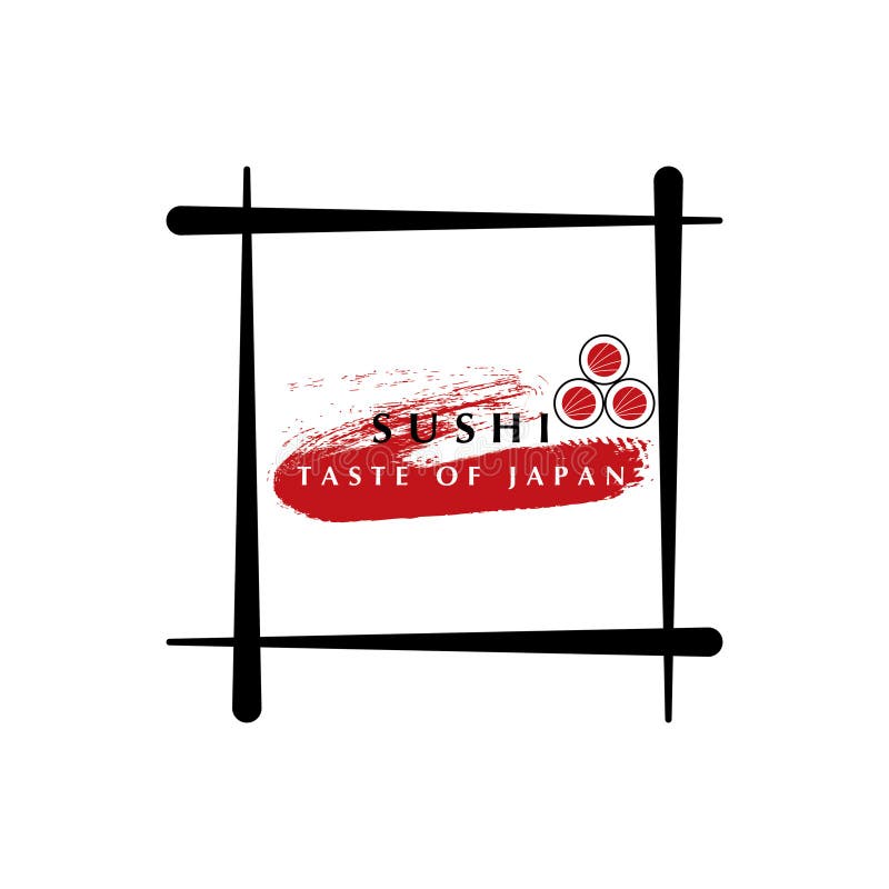 Sushi logo vector stock vector. Illustration of asia - 277468425