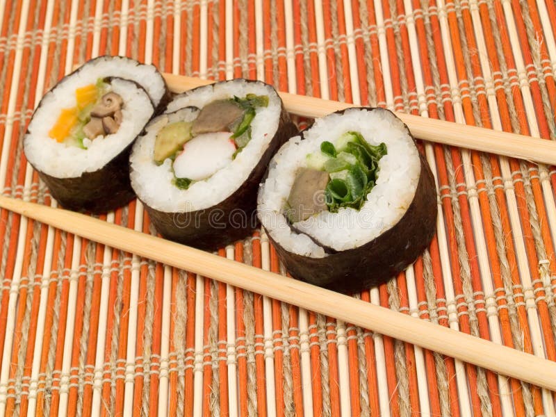 Sushi stock image. Image of seafood, healthy, japan, algae - 58540189