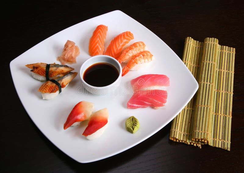 Sushi mix stock image. Image of sushi, nori, japanese - 11853219