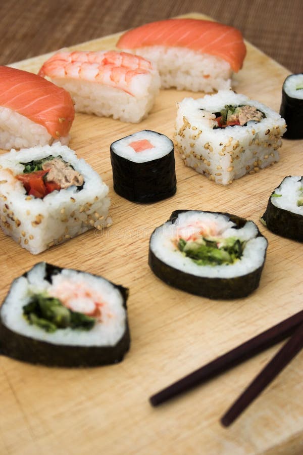 Sushi Platter stock image. Image of sushi, nigiri, place - 20323