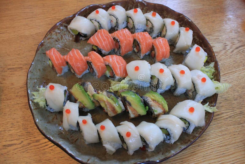 Sushi Platter stock image. Image of carbs, dietetic, asian - 70343333