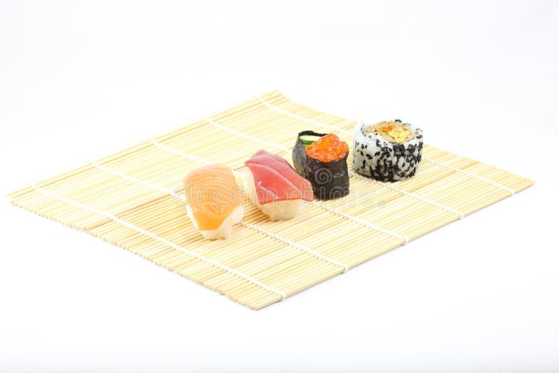 Sushi Platter stock photo. Image of fish, cuisine, protein - 61411106