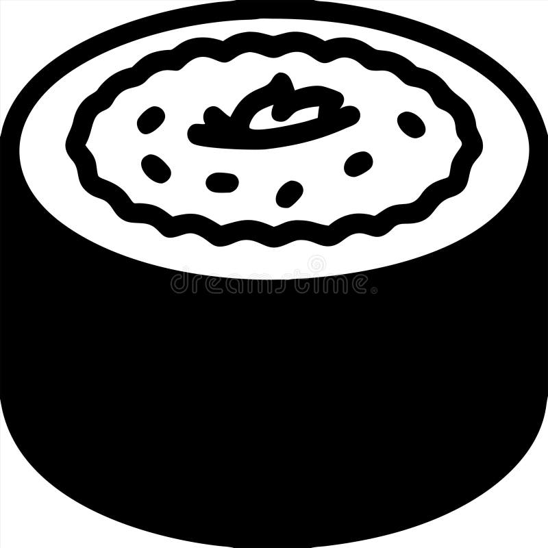 Sushi Roll Vector Illustration for Menu Design and Food Print Projects ...
