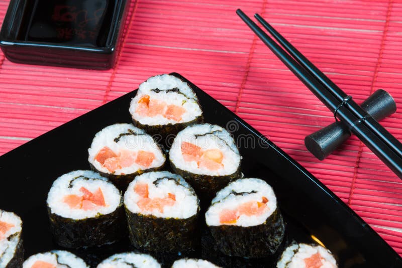 Sushi rolls stock image. Image of culture, lunch, rolls - 30373645