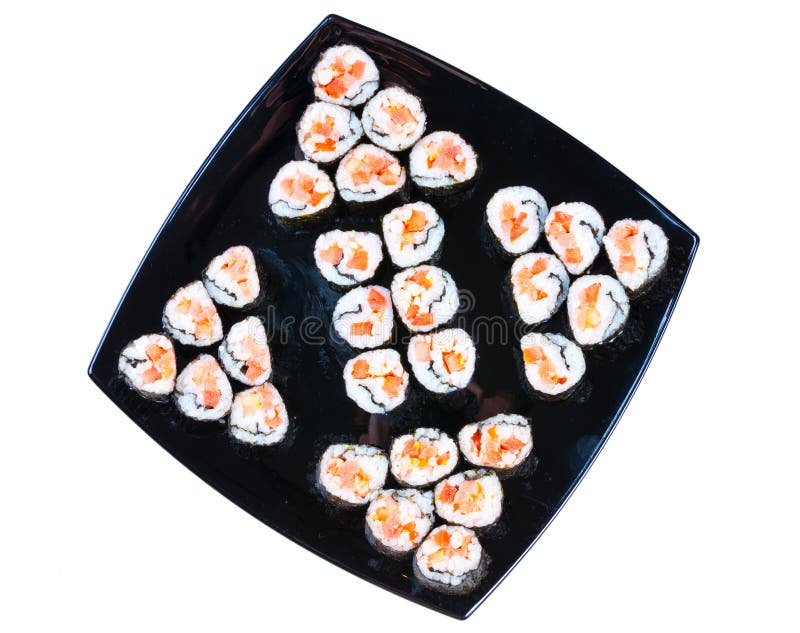 Sushi rolls stock photo. Image of reflection, healthy - 30373652
