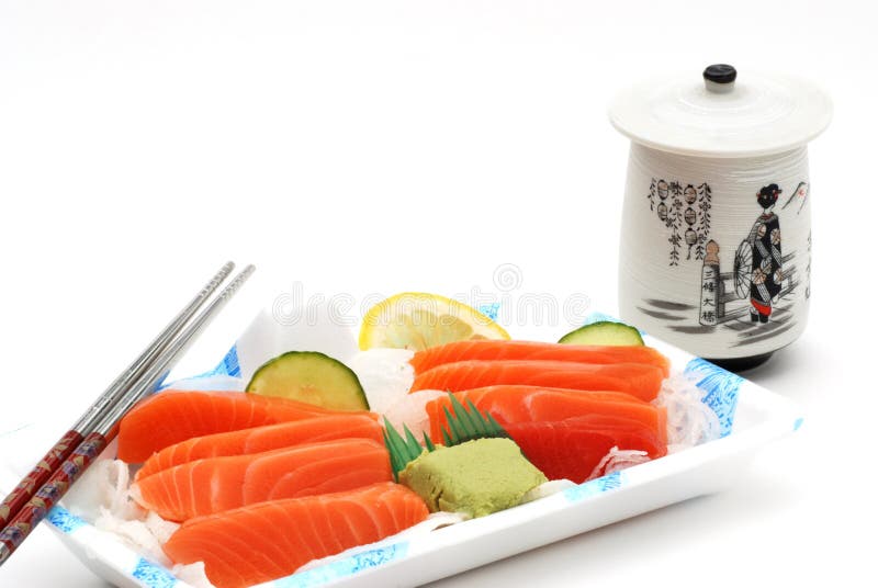 Sushi sashimi lunch box stock photo. Image of sushi, cuisine - 3023468