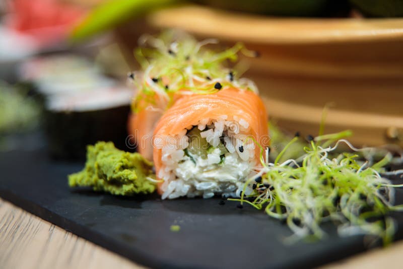 Sushi Selection stock photo. Image of delicious, east - 21604272