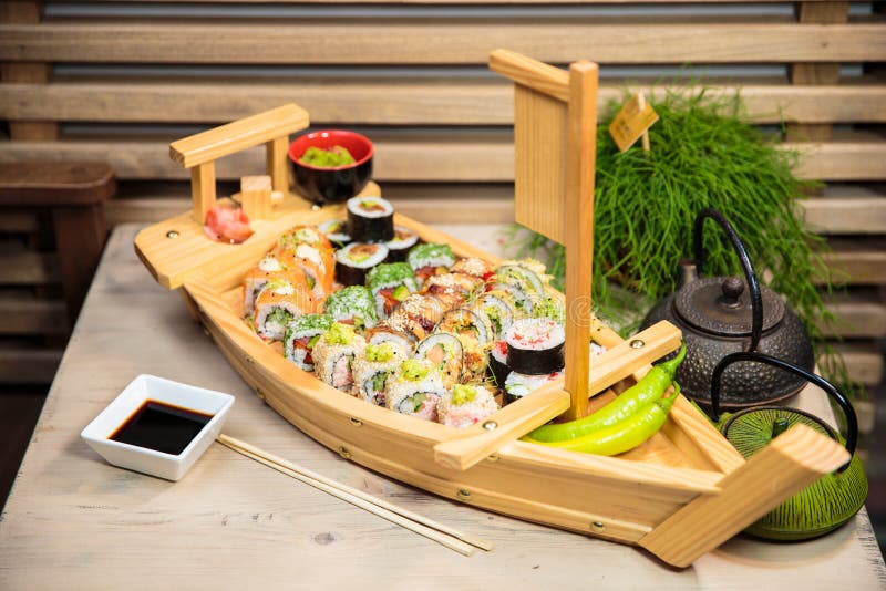 Sushi Selection stock photo. Image of delicious, east - 21604272